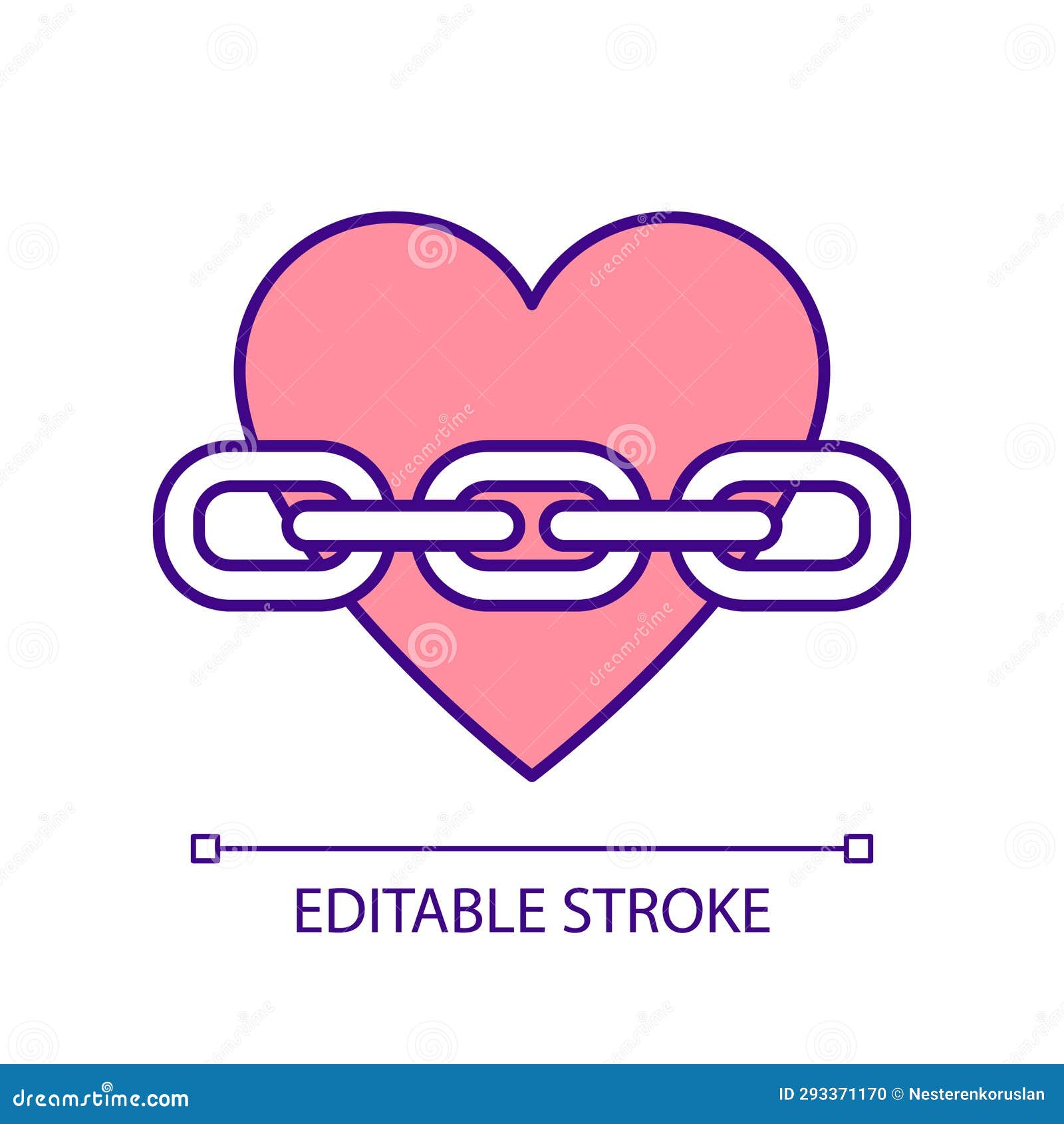 2D Thin Linear Denial In Codependency Icon Vector Illustration ... 2D Thin Linear Denial In Codependency Icon Vector Illustration ...