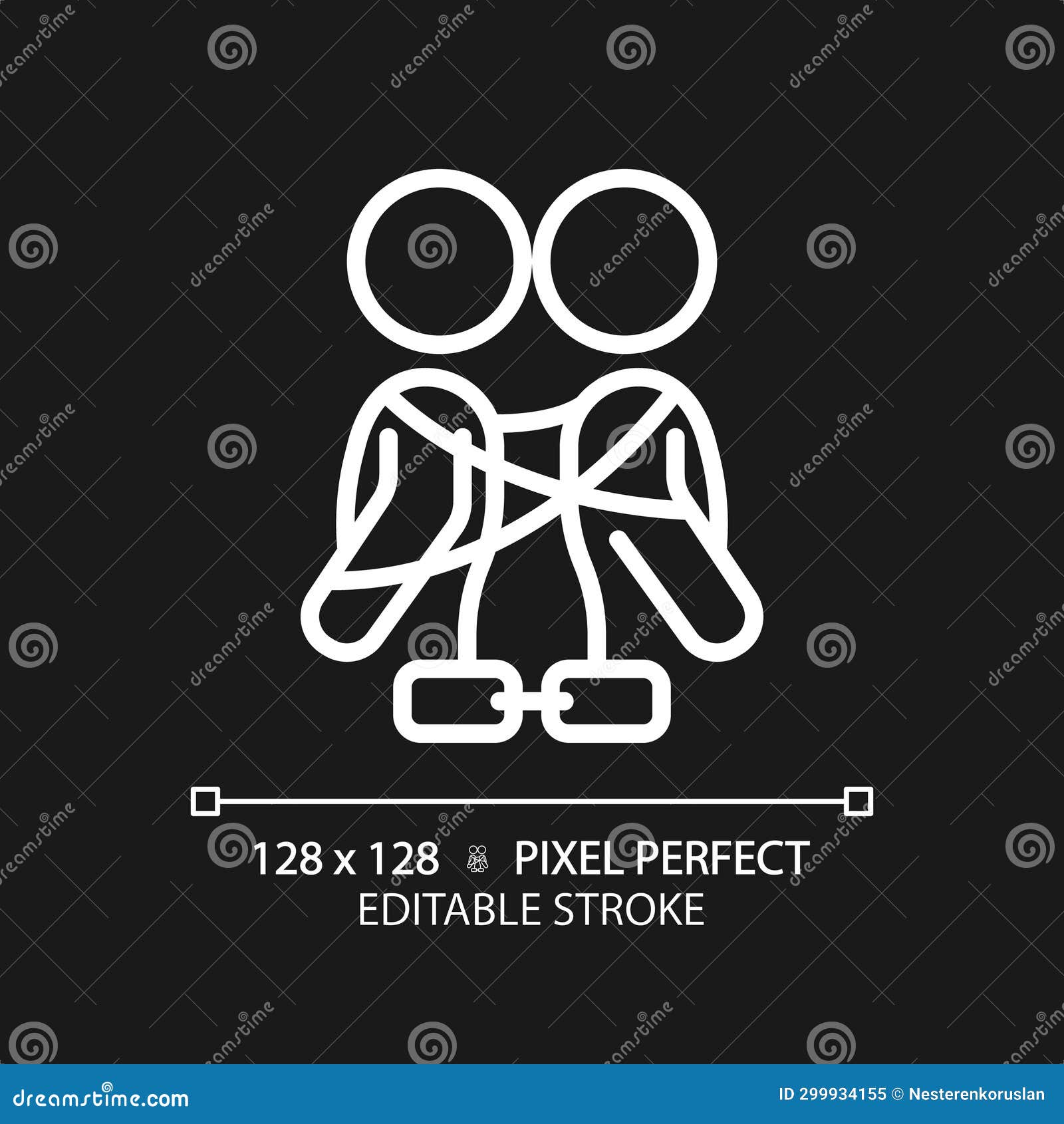 2D Thin Linear Simple White Codependency Icon Stock Vector ... 2D Thin Linear Simple White Codependency Icon Stock Vector ...