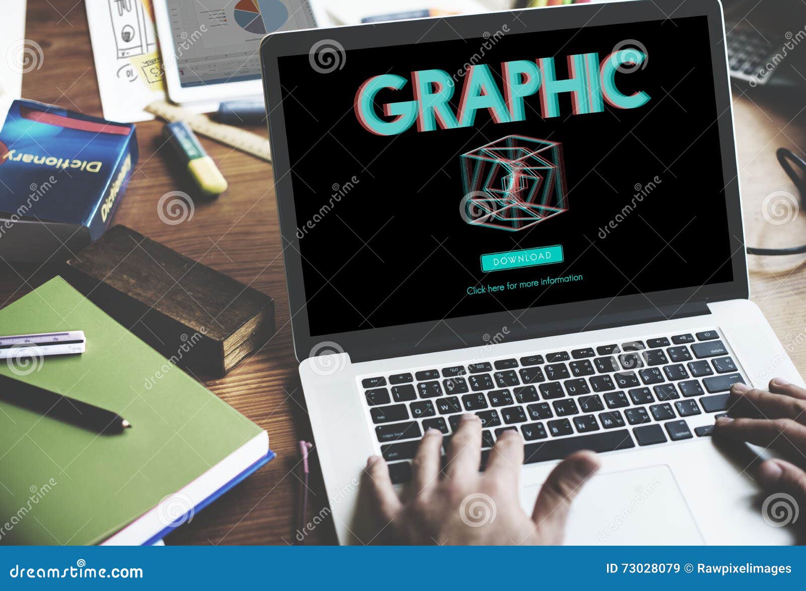 3D Three Dimensional Futuristic Display Modern Concept Stock Image ...