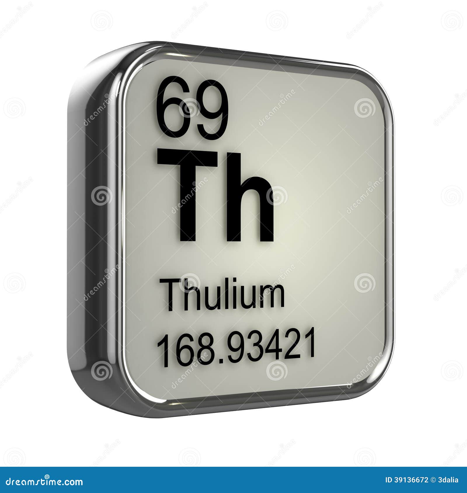 Thulium Element Periodic Table Royalty-Free Stock Image | CartoonDealer ...