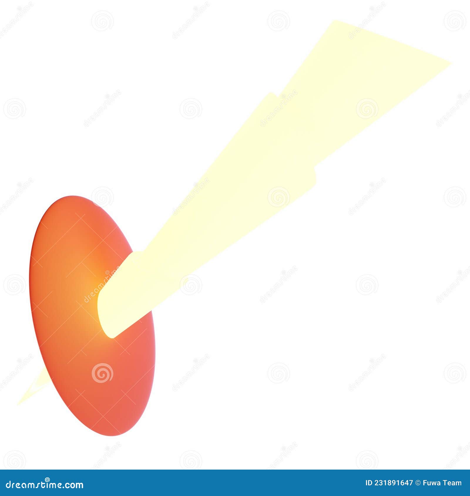 3D Thunder Illustration stock illustration. Illustration of abstract ...