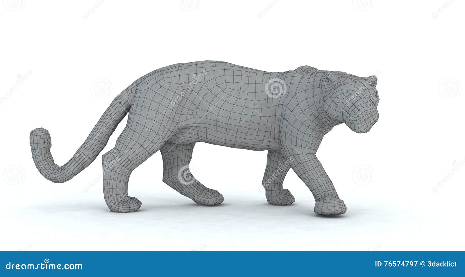 3d tiger wire frame stock illustration. Illustration of sahara - 76574797