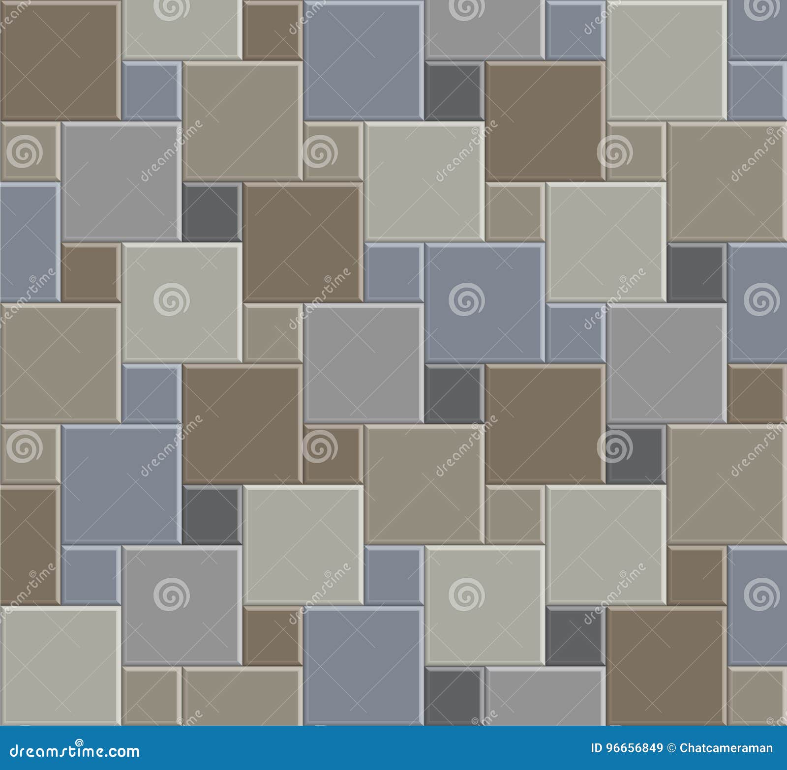3d Tile Stone Pattern Floor 03 Stock Illustration - Illustration of ...