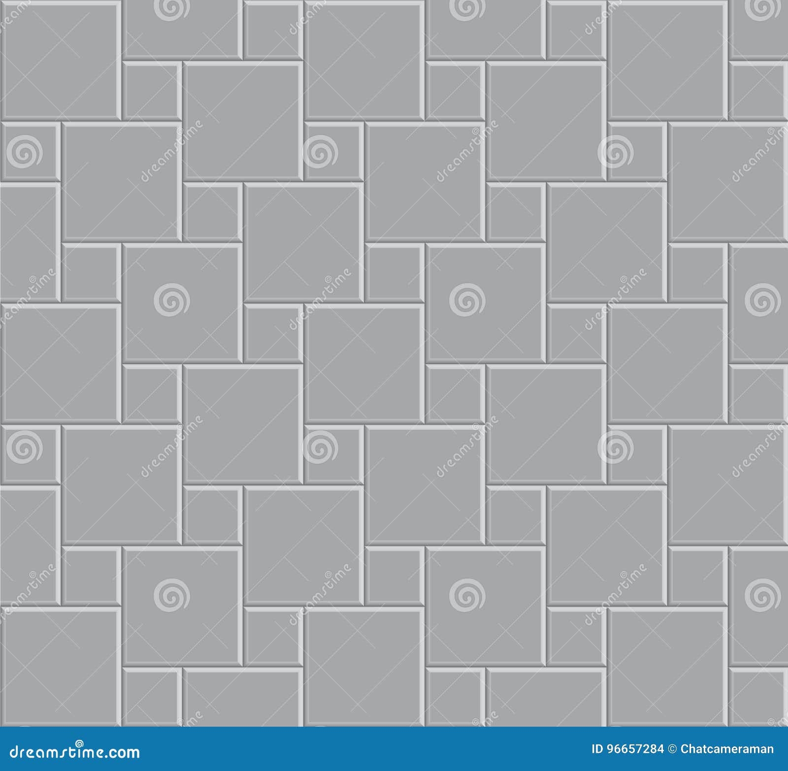 3d Tile Stone Pattern Floor Stock Vector - Illustration of clay, built ...