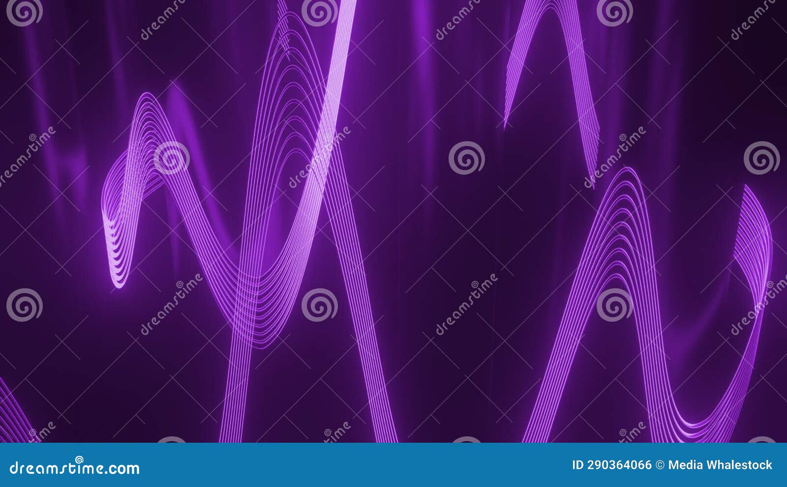 3D To with Moving Waves of Lines. Design. Wavy Lines Move in Abstract ...