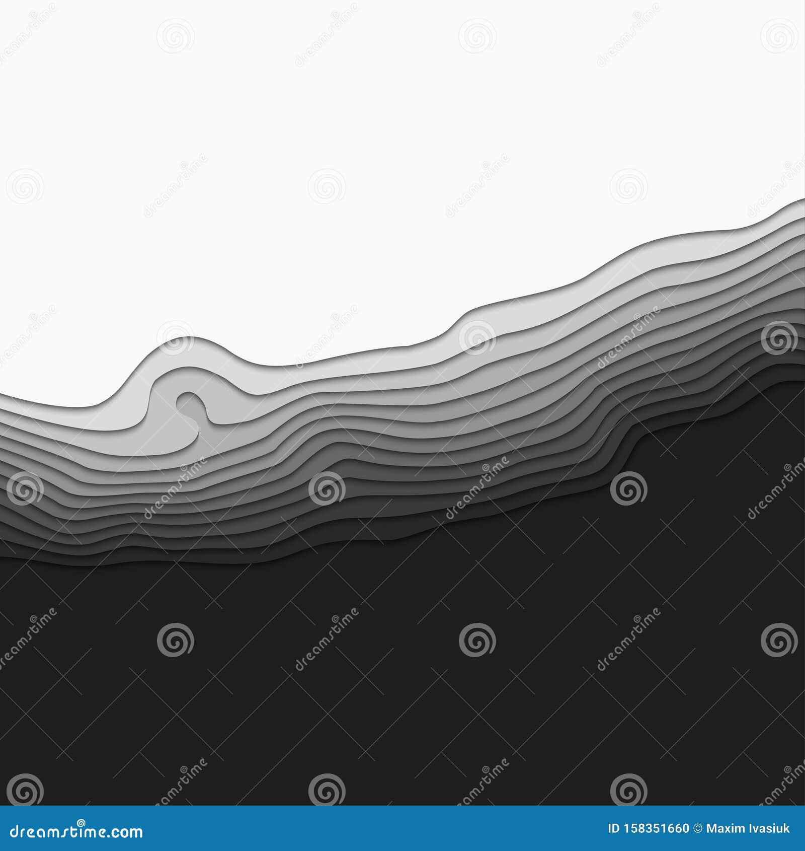 3D Topography Map. Abstract Background of Gradient. Art Background ...