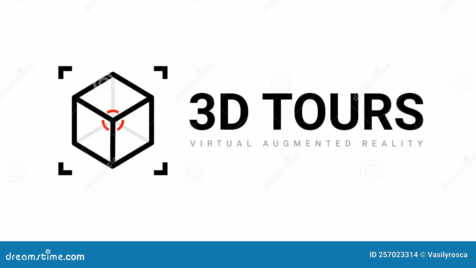 3d Tour Virtual Icon Ar Camera Platform Vector Game. 360 Vr 3d Tour ...