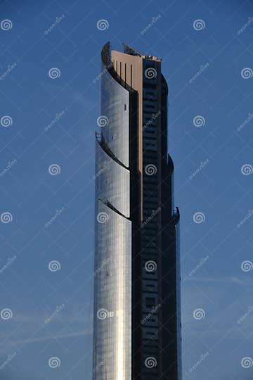 D1 Tower at Jaddaf Waterfront in Dubai, UAE Stock Photo - Image of ...