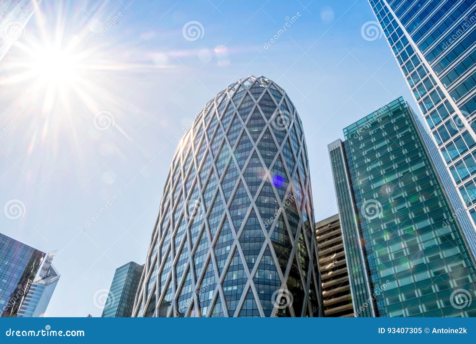 D2 Tower in La Defense Business District in Paris Stock Image - Image ...