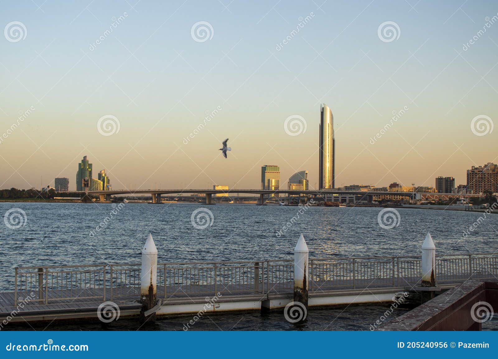 D1 Tower and Other Landmarks of Dubai. UAE Editorial Photo - Image of ...