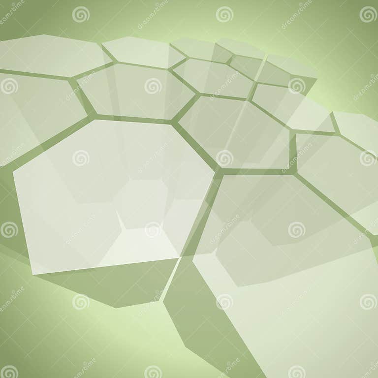 3D Transparent Polygon Structure - Abstract Background Vector Stock ...