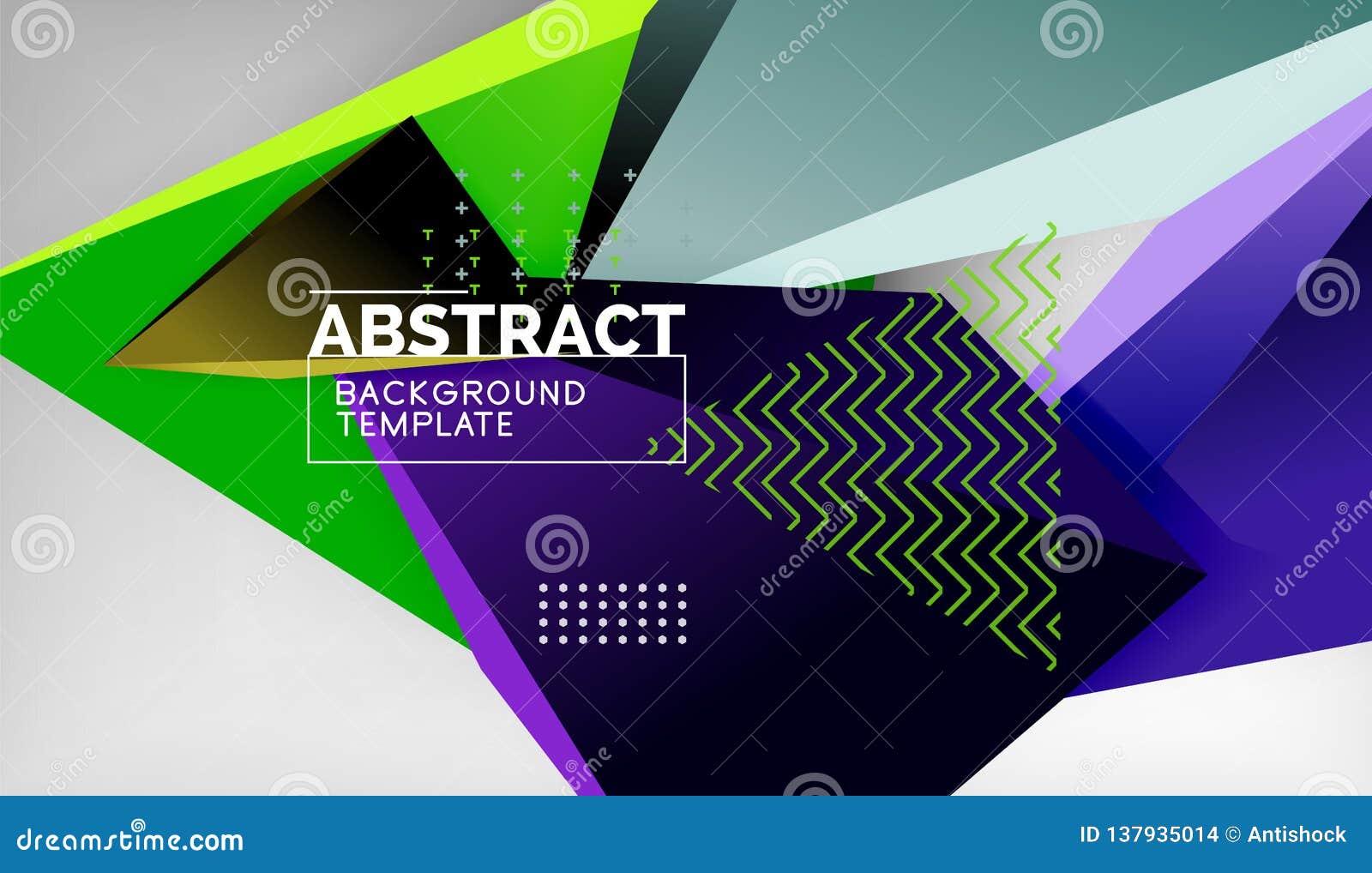 3d Triangle Geometric Background Design, Modern Poster Template Stock ...