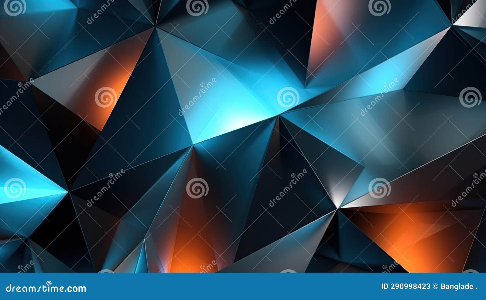 3d Triangles, Abstract Background. Design Wallpaper. Llustration ...