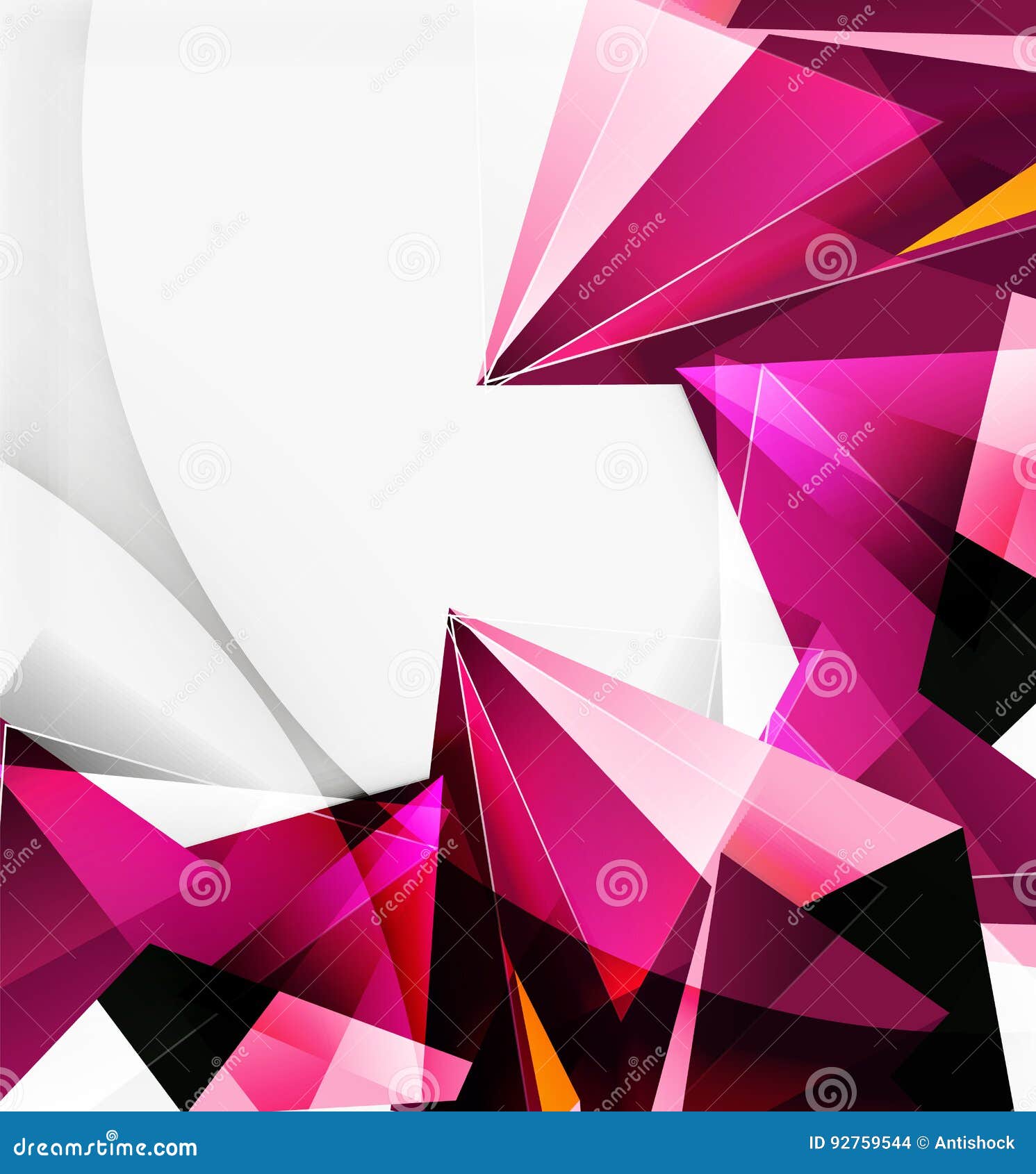 3d Triangles and Pyramids, Abstract Geometric Vector Stock Vector ...