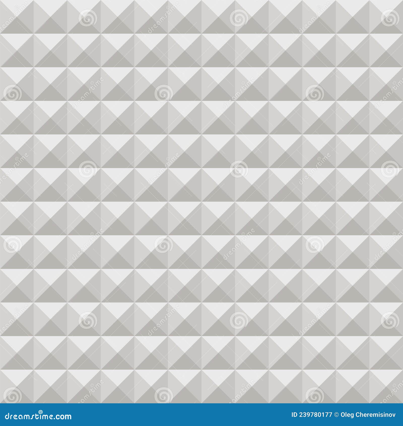 3d Triangular Pyramids, Diamonds Seamless Pattern, Abstract Grey ...