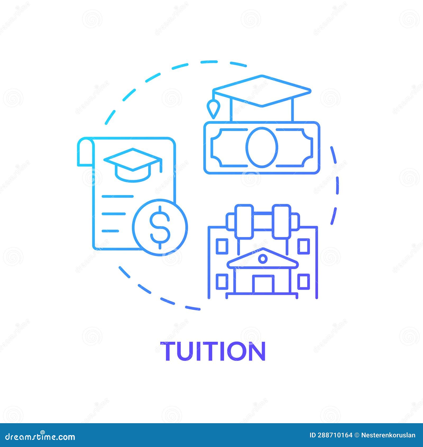 Tuition Line Icons, Signs, Vector Set, Linear Concept, Outline ...