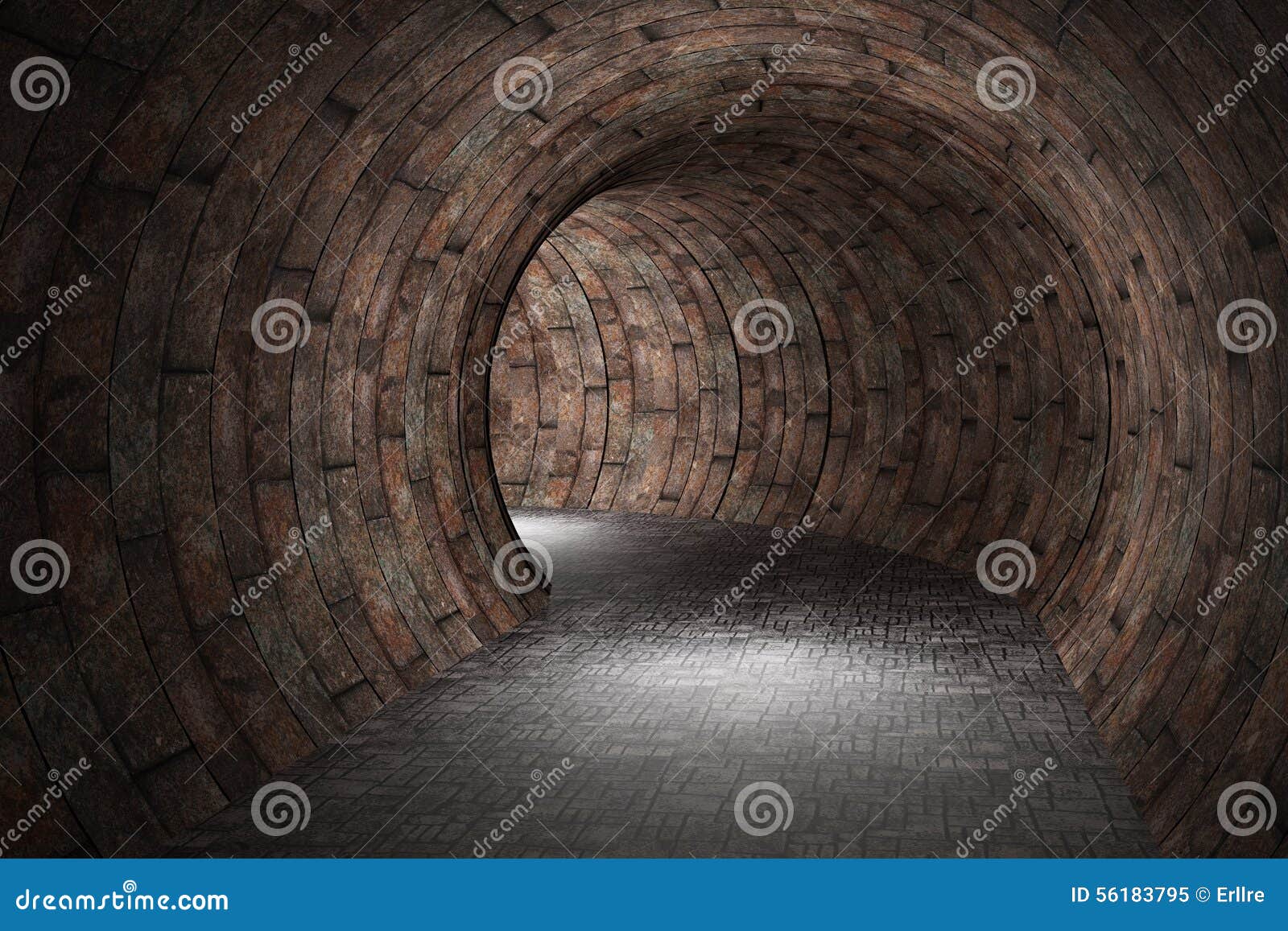 3d tunnel stock illustration. Illustration of fantasy - 56183795