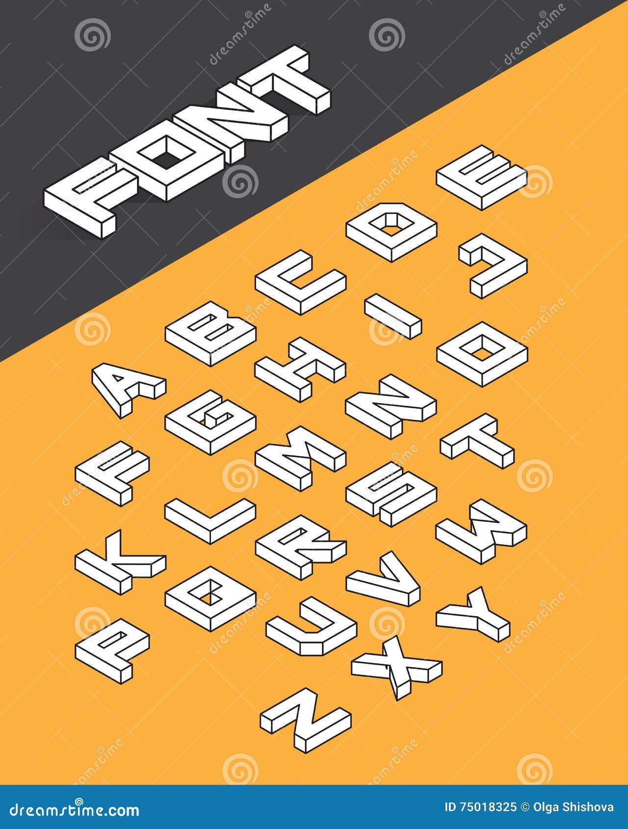 3d Type Font Stock Illustration | CartoonDealer.com #75018325