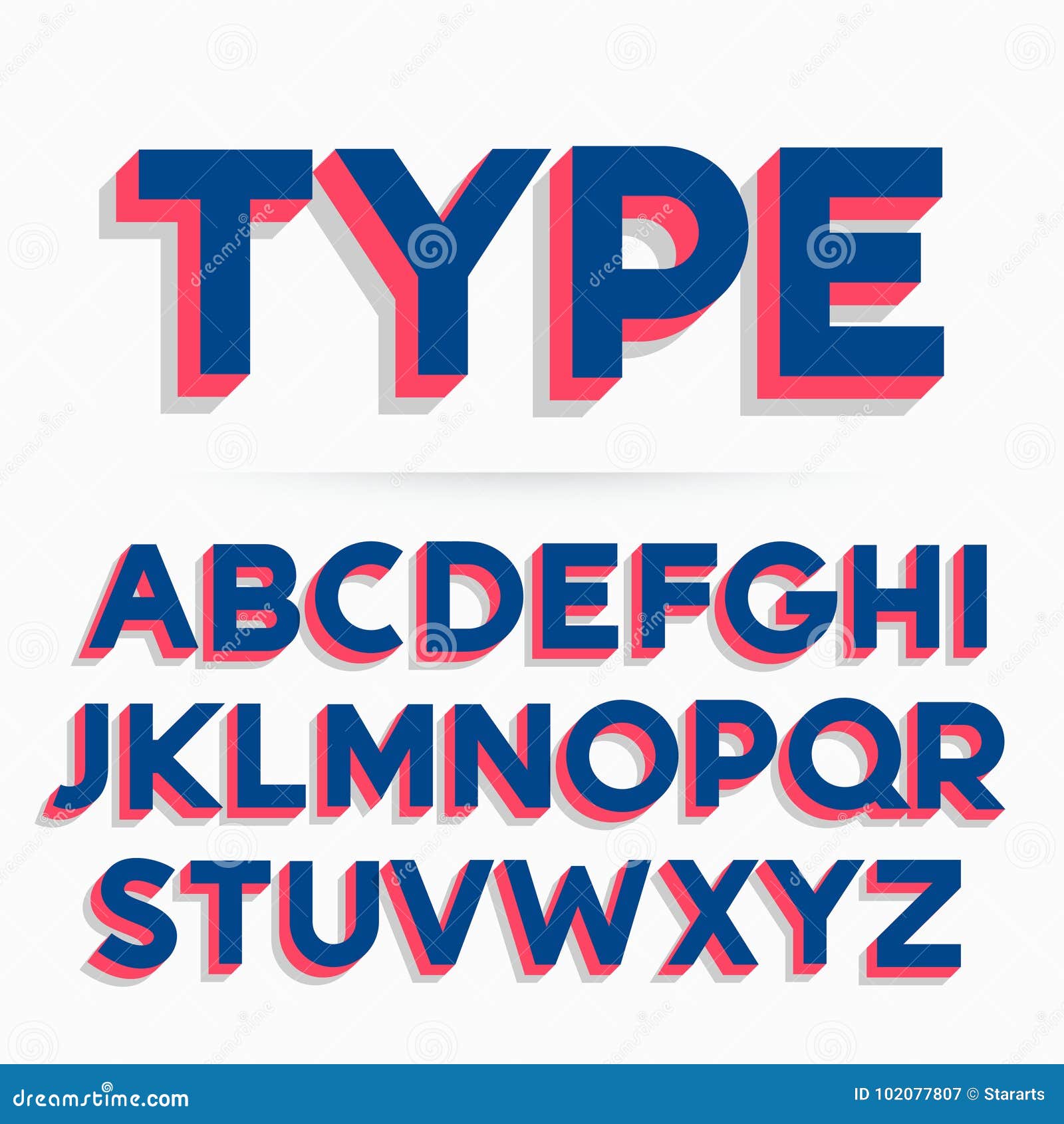 3d Typeface Font and Alphabet Design Stock Vector - Illustration of ... 3d Typeface Font and Alphabet Design Stock Vector - Illustration of ...
