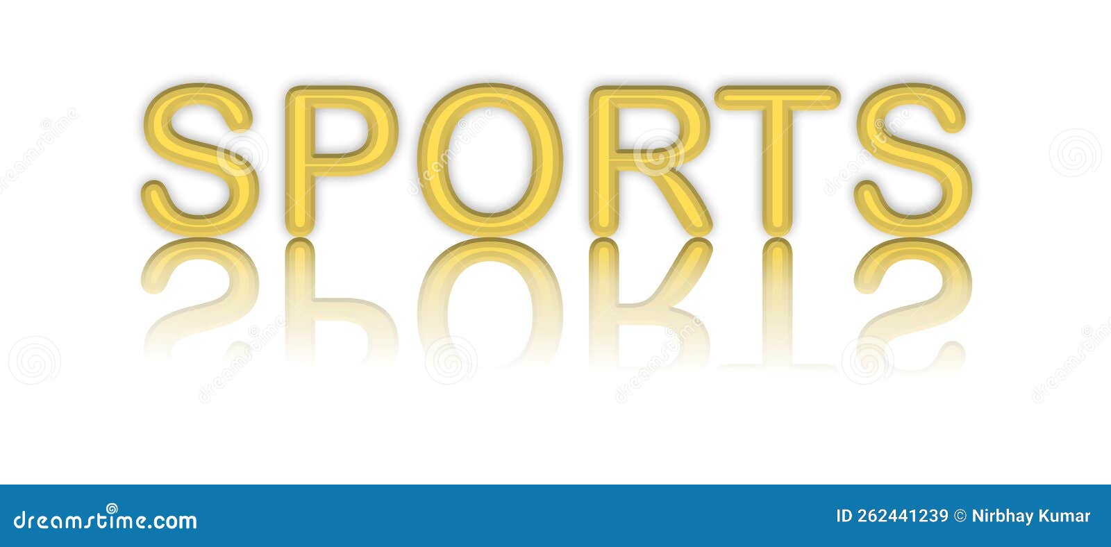 3d Typography Sports Design Stock Vector - Illustration of design, type ...