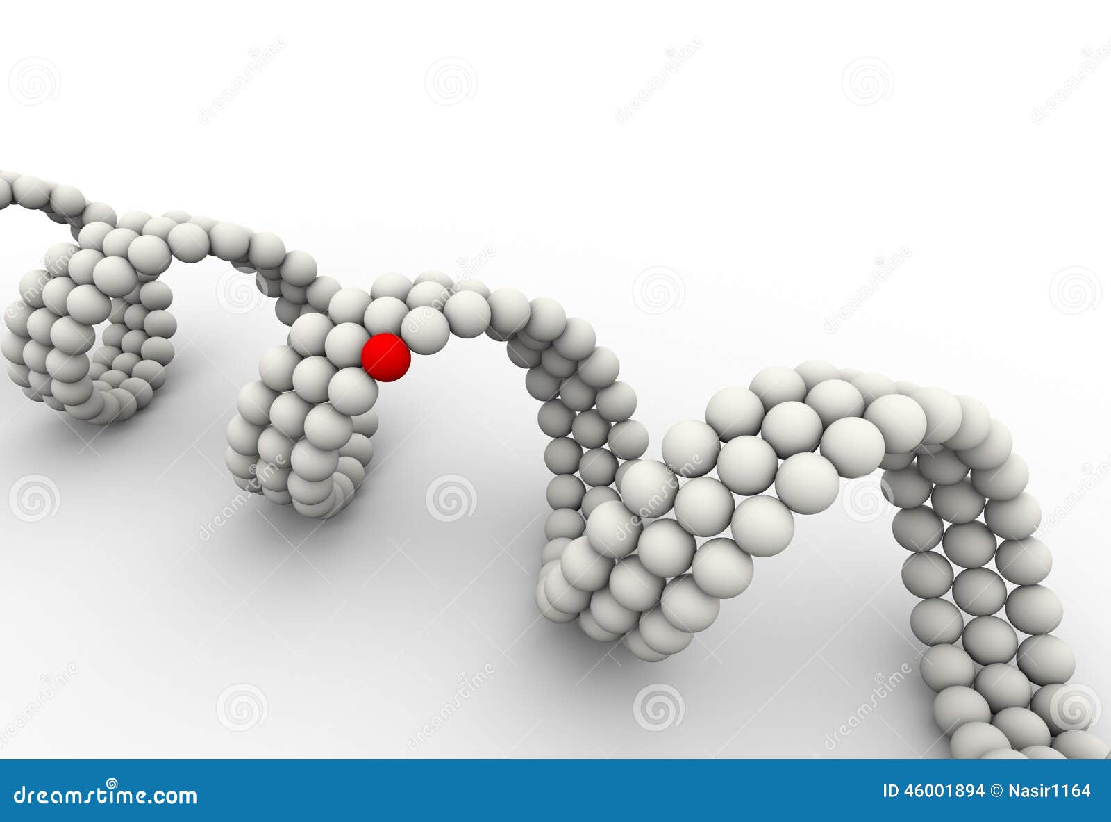 3d Unique Molecular Dna Element Stock Illustration - Illustration of ...