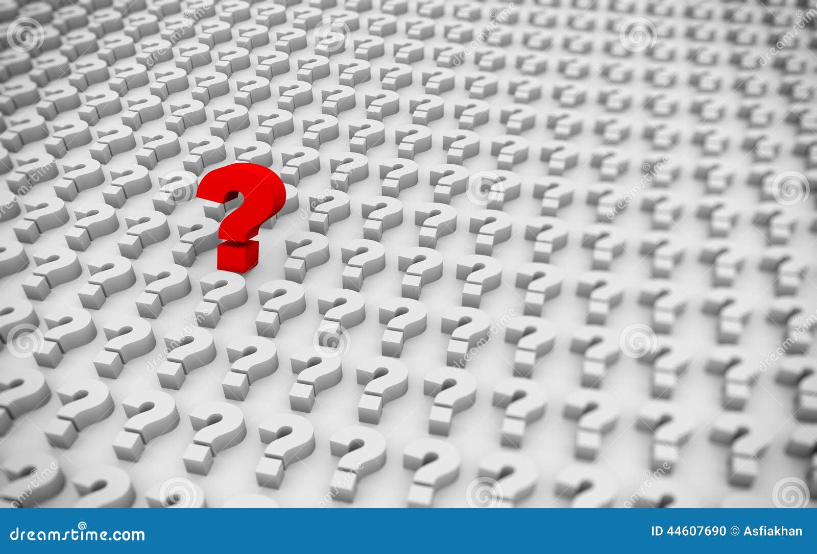 3d Unique Question Mark Stock Photo | CartoonDealer.com #44607690