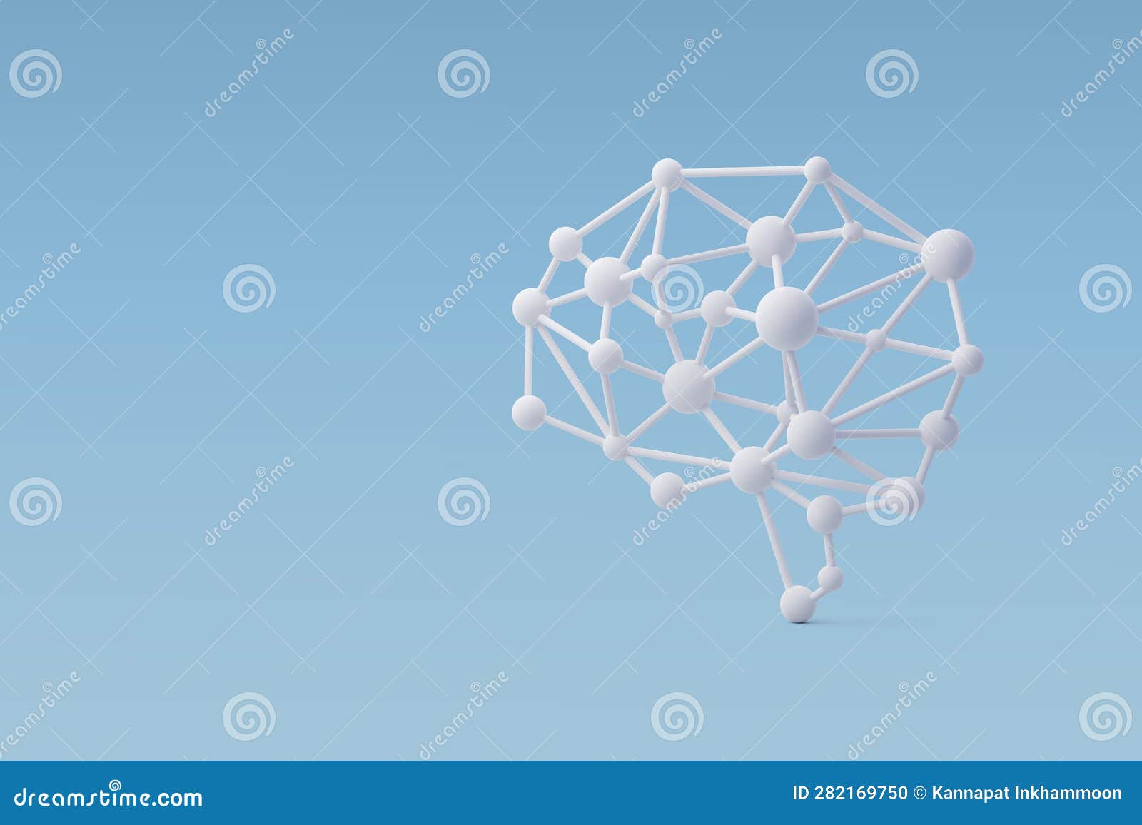 3d Vector AI Brain, AI in Science and Business, Technology and ...