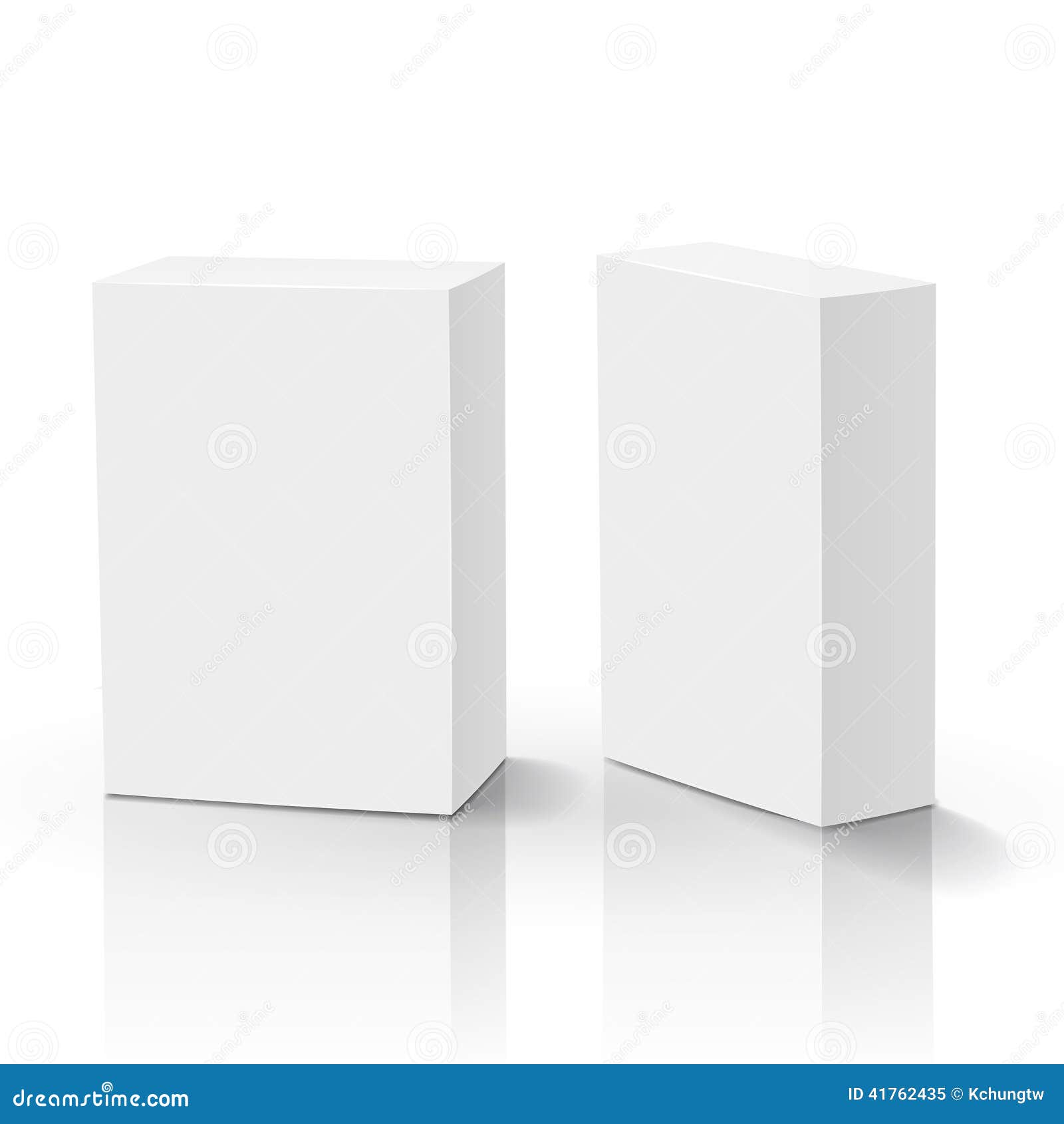 3d vector blank box stock vector. Illustration of package - 41762435