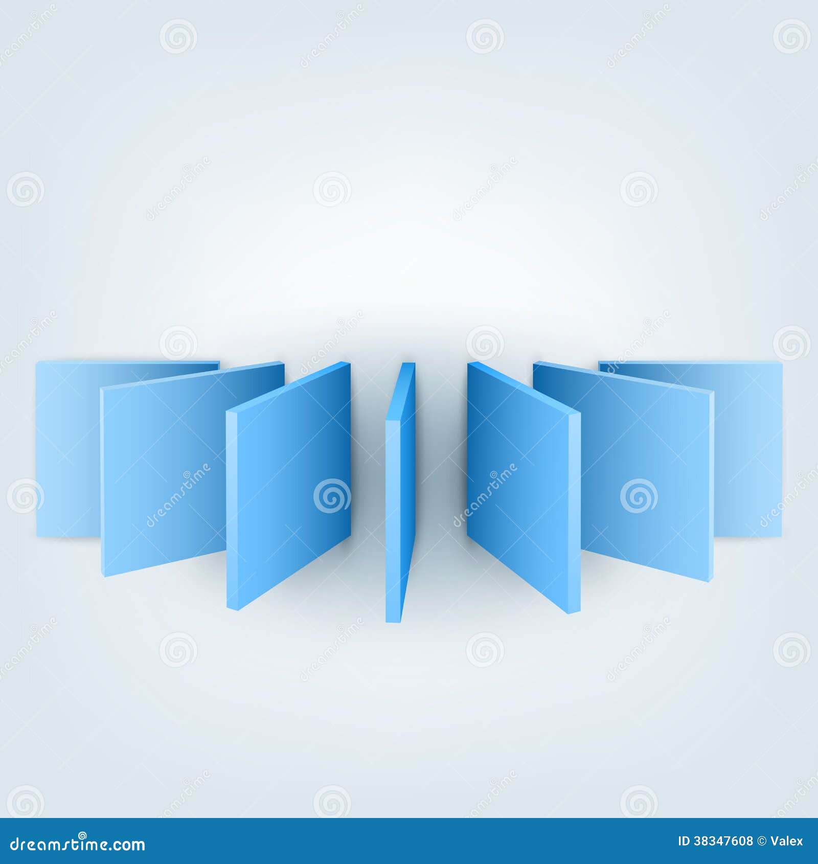 3d vector boards stock vector. Illustration of gradient - 38347608