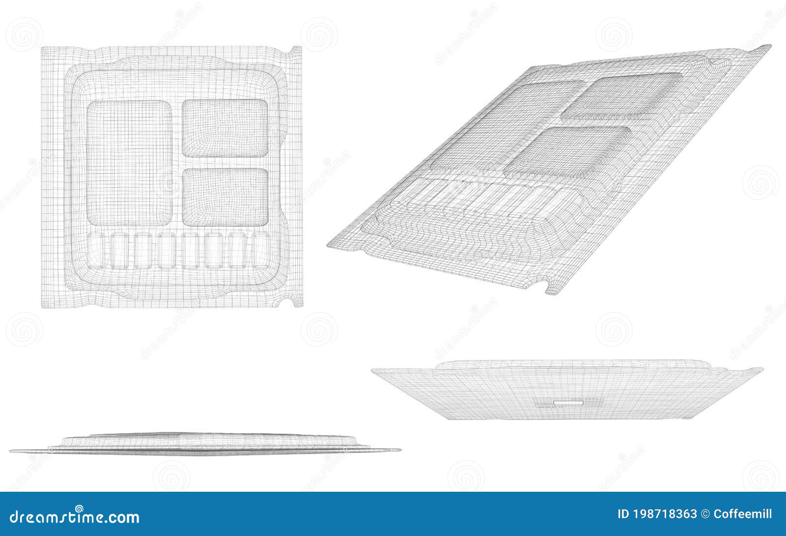 3d Vector Chip Set for Computer Stock Vector - Illustration of printing ...
