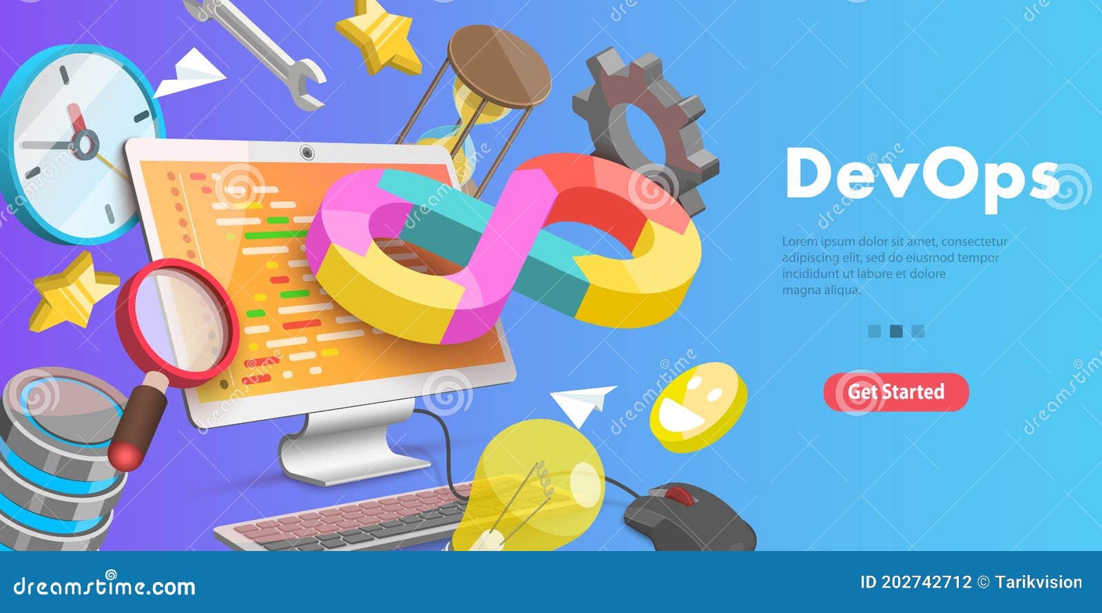 Vector DevOps Icons. Editable Stroke. Software Development And IT ...