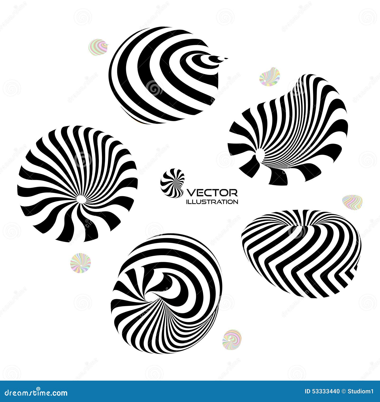 3D Vector Design Elements or Emblems Stock Vector - Illustration of ...