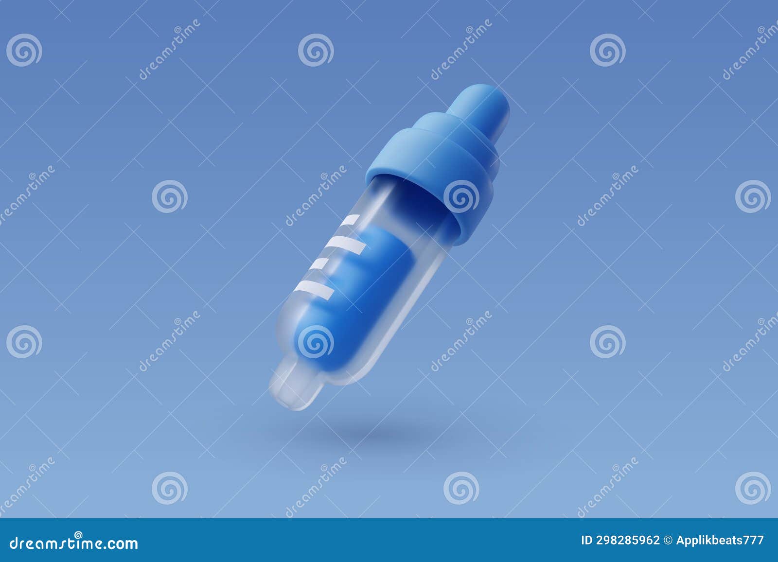 3d Vector Dropper Bottle, Scientific Technology and Chemistry Concept ...