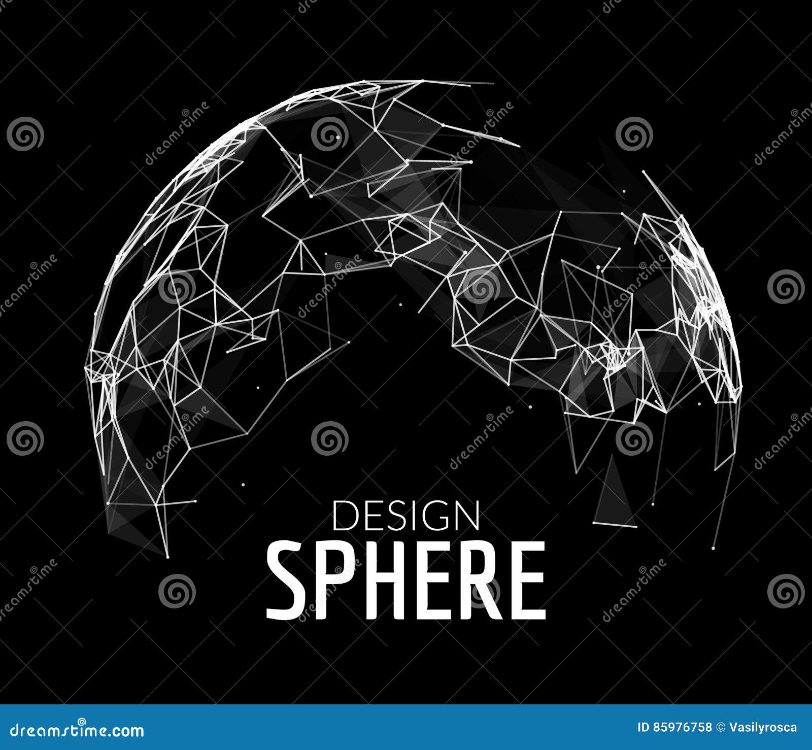 Black Sphere Vector Polygon Stock Illustrations – 1,995 Black Sphere ...