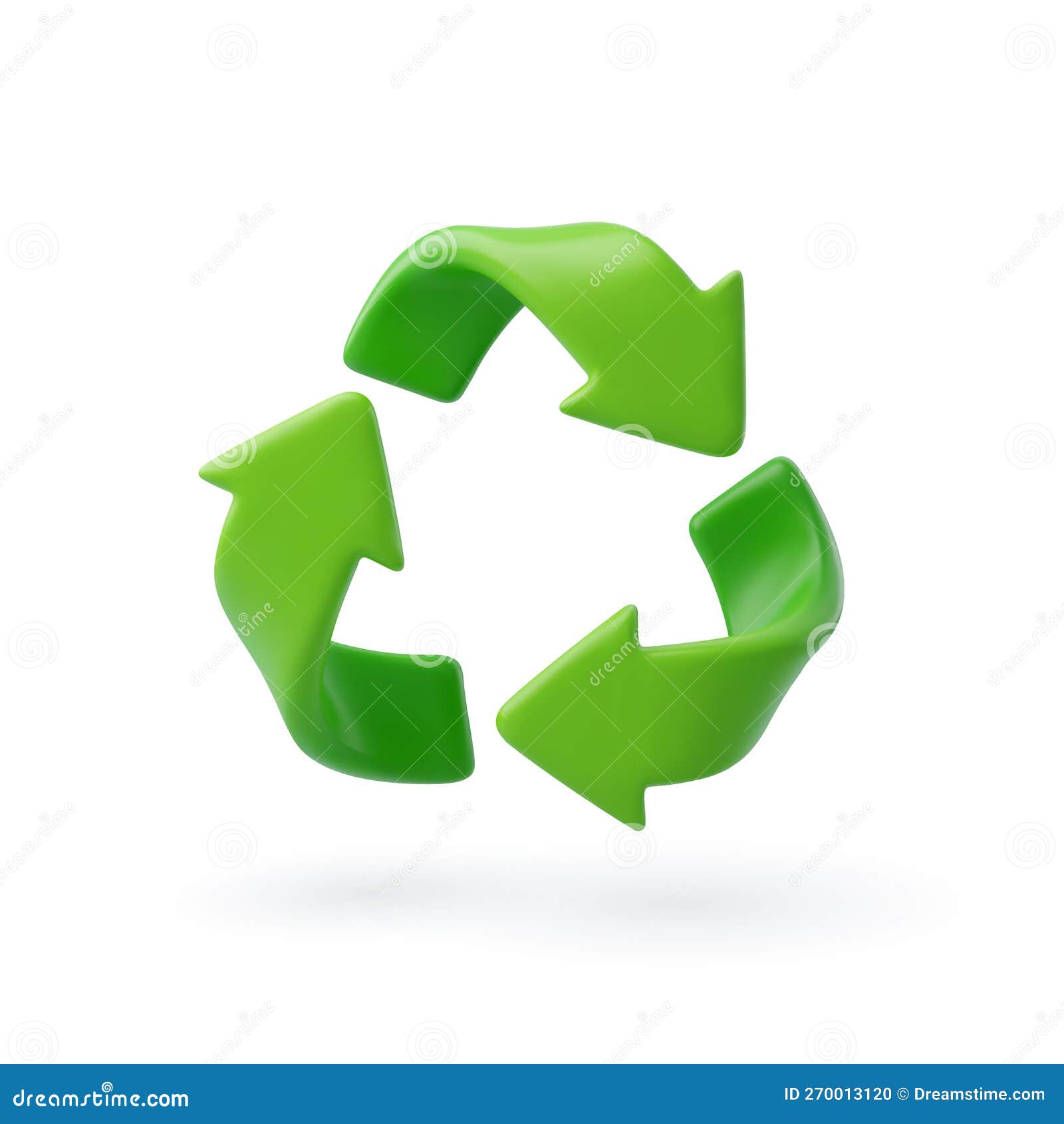 3d Vector Green Arrows Recycle, Earth Day, Environment Day, Ecology ...