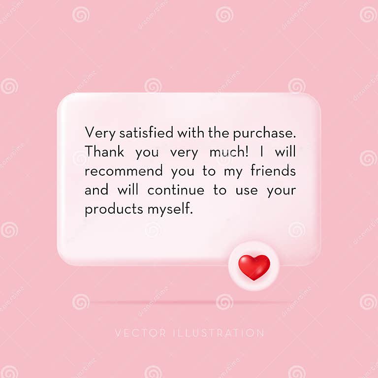 3d Vector Icon Message Dialog, Comment, Response Button with Red Heart ...