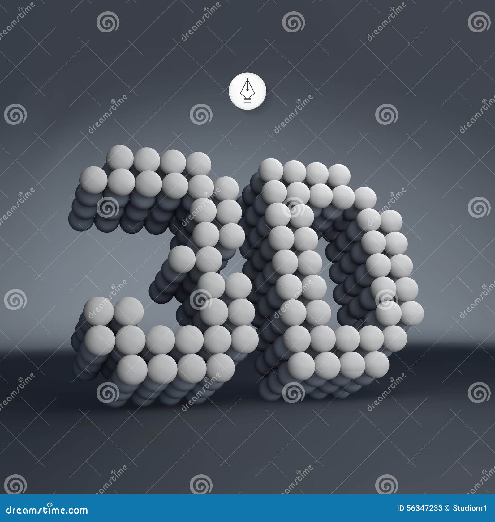 3d vector illustration stock vector. Illustration of abstract - 56347233