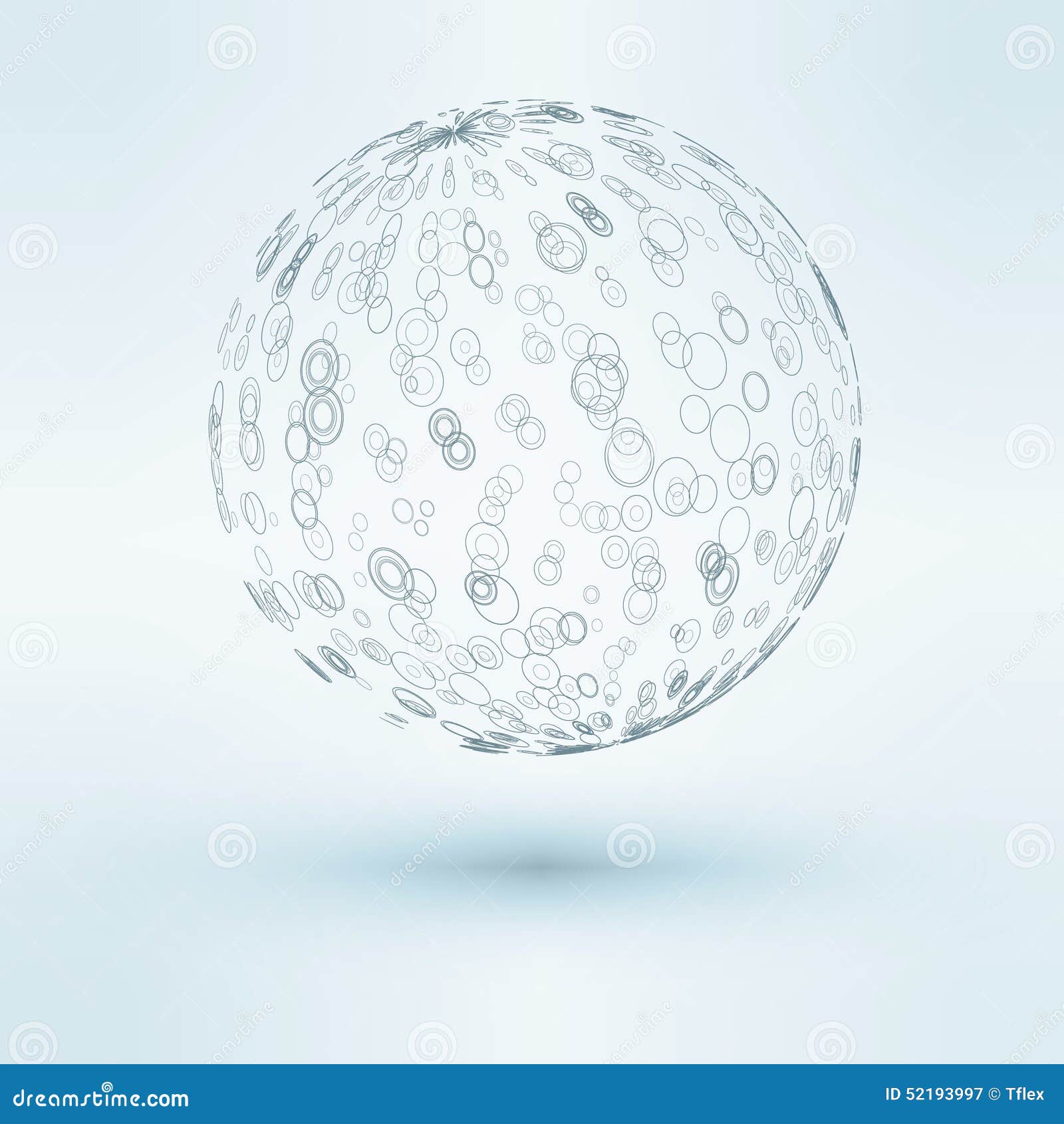 3D Vector Illustration of Sphere Stock Vector - Illustration of ...