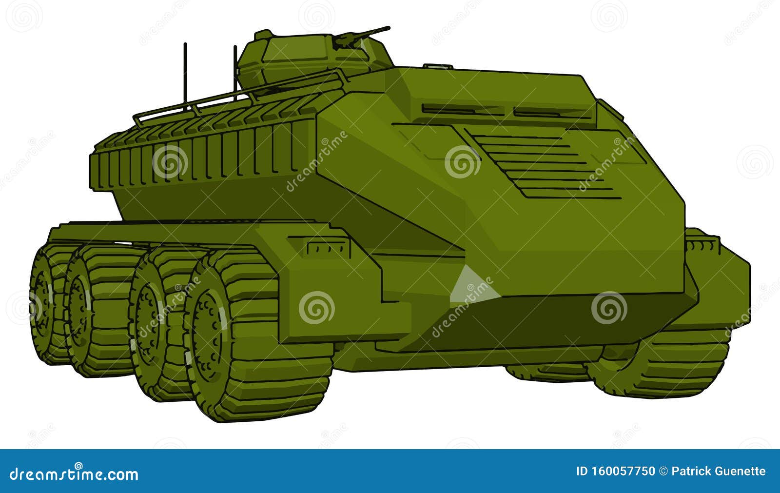 Green H1 Humvee Military HMMWV M998 Stock Photography | CartoonDealer ...