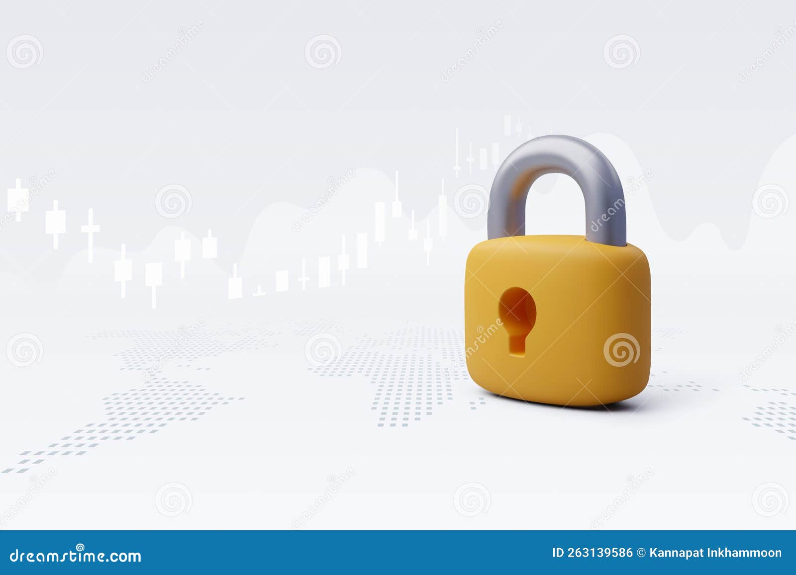 3d Vector Lock and Key, Open the Lock with the Key. Data Protection ...