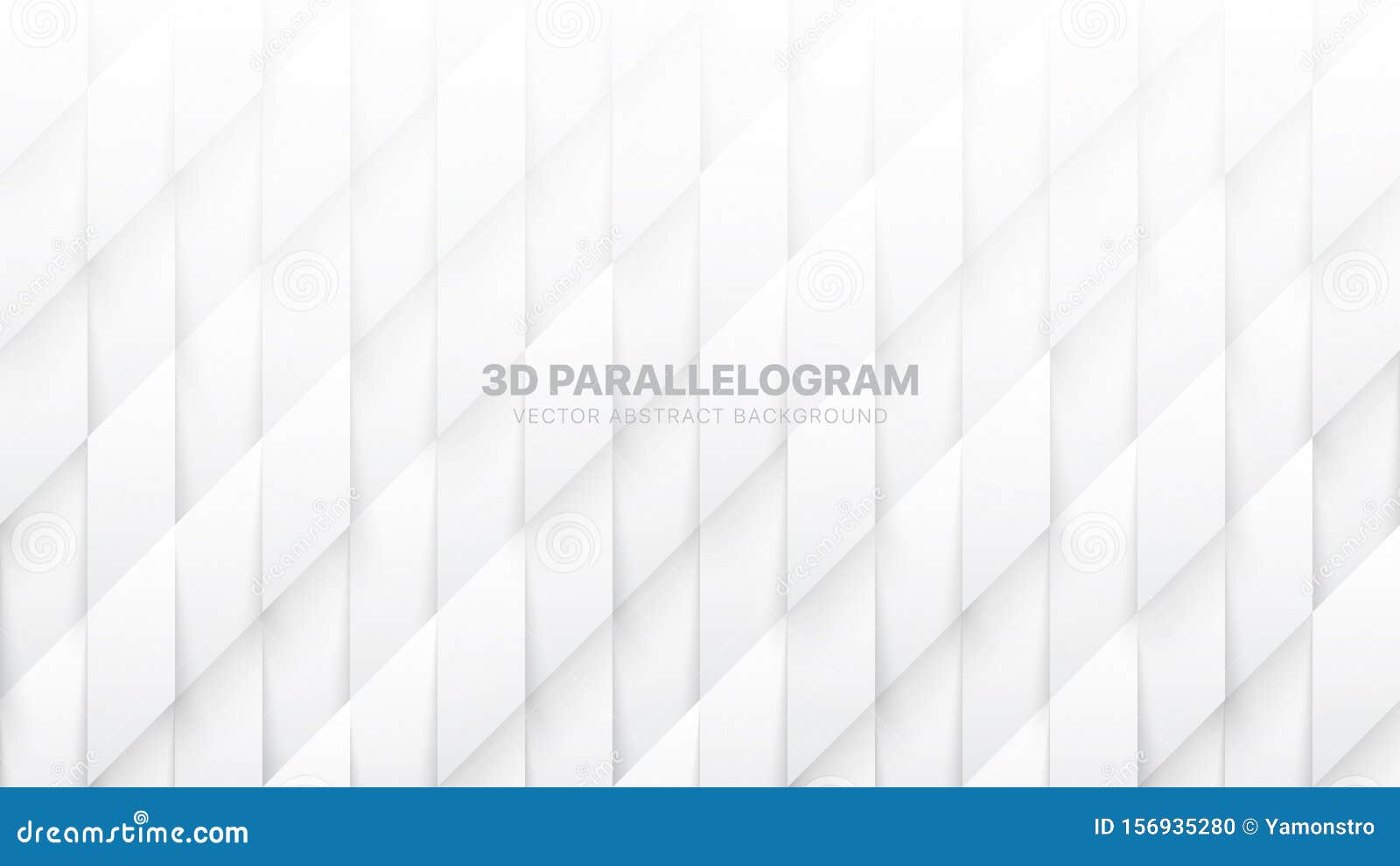 3D Vector Parallelogram Conceptual Abstract White Background Stock Vector - Illustration of ...
