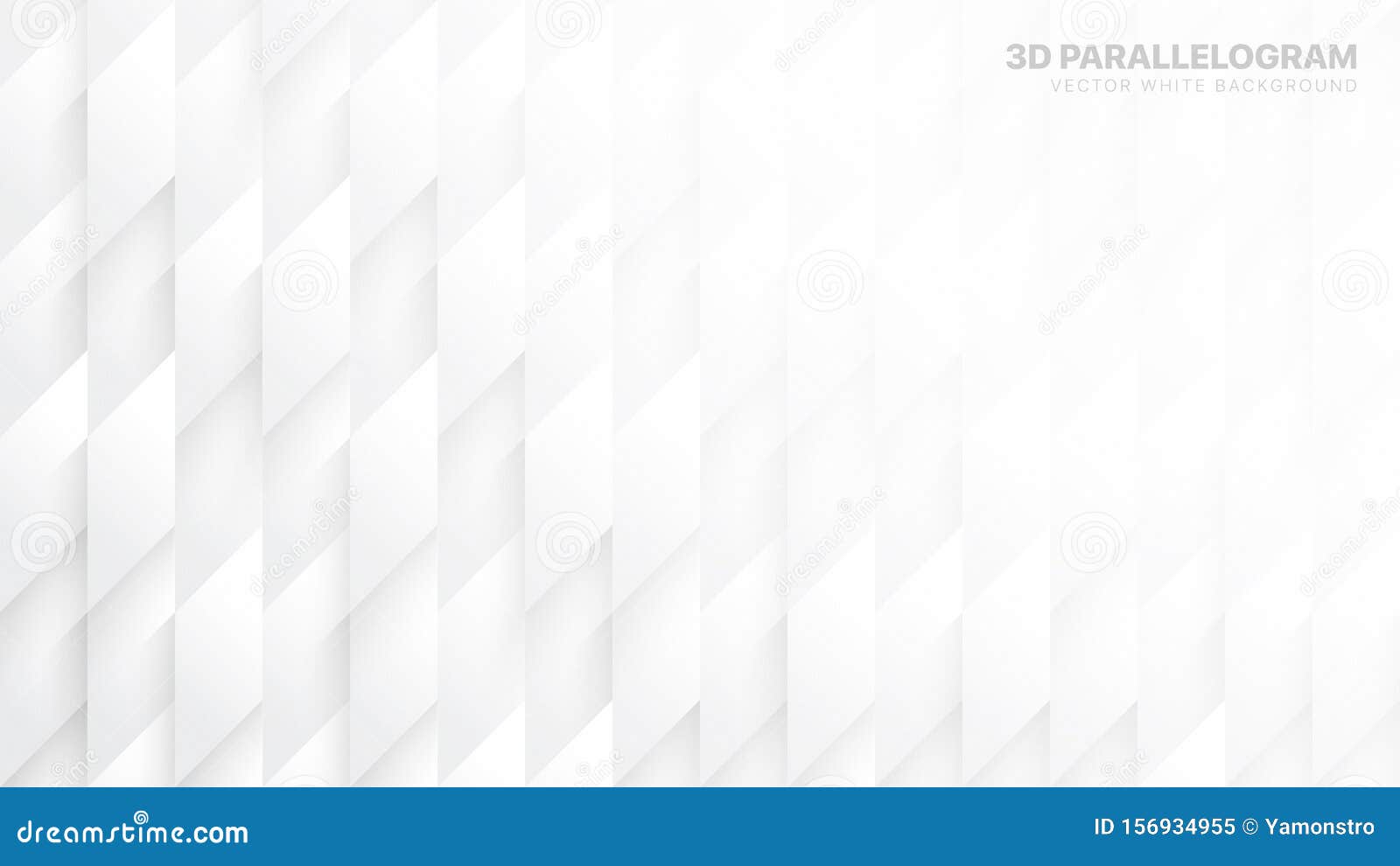3D Vector Parallelogrammen Tech White Abstract Background Vector ...