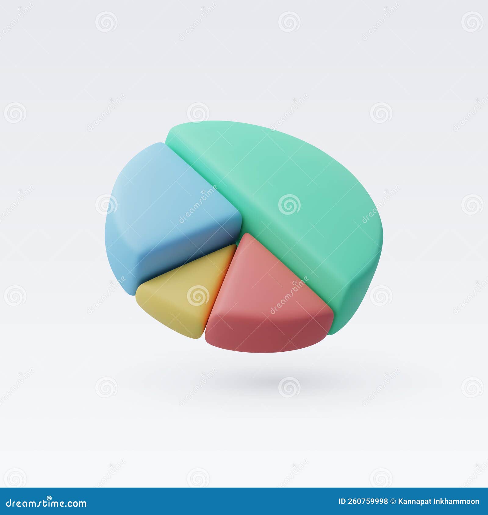 3d Vector Pie Chart, Business Reports and Financial Data Presentation ...