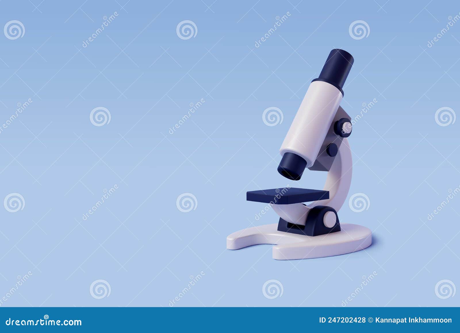 Realistic Microscope Parts Infographic Presentation Chart Vector ...