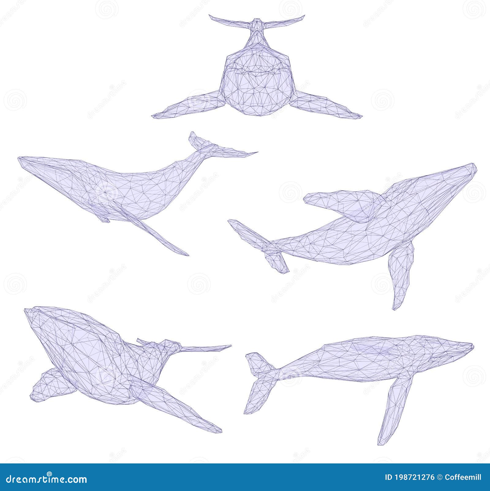 3d Vector Set. Ocean Protection Stock Vector - Illustration of bend ...
