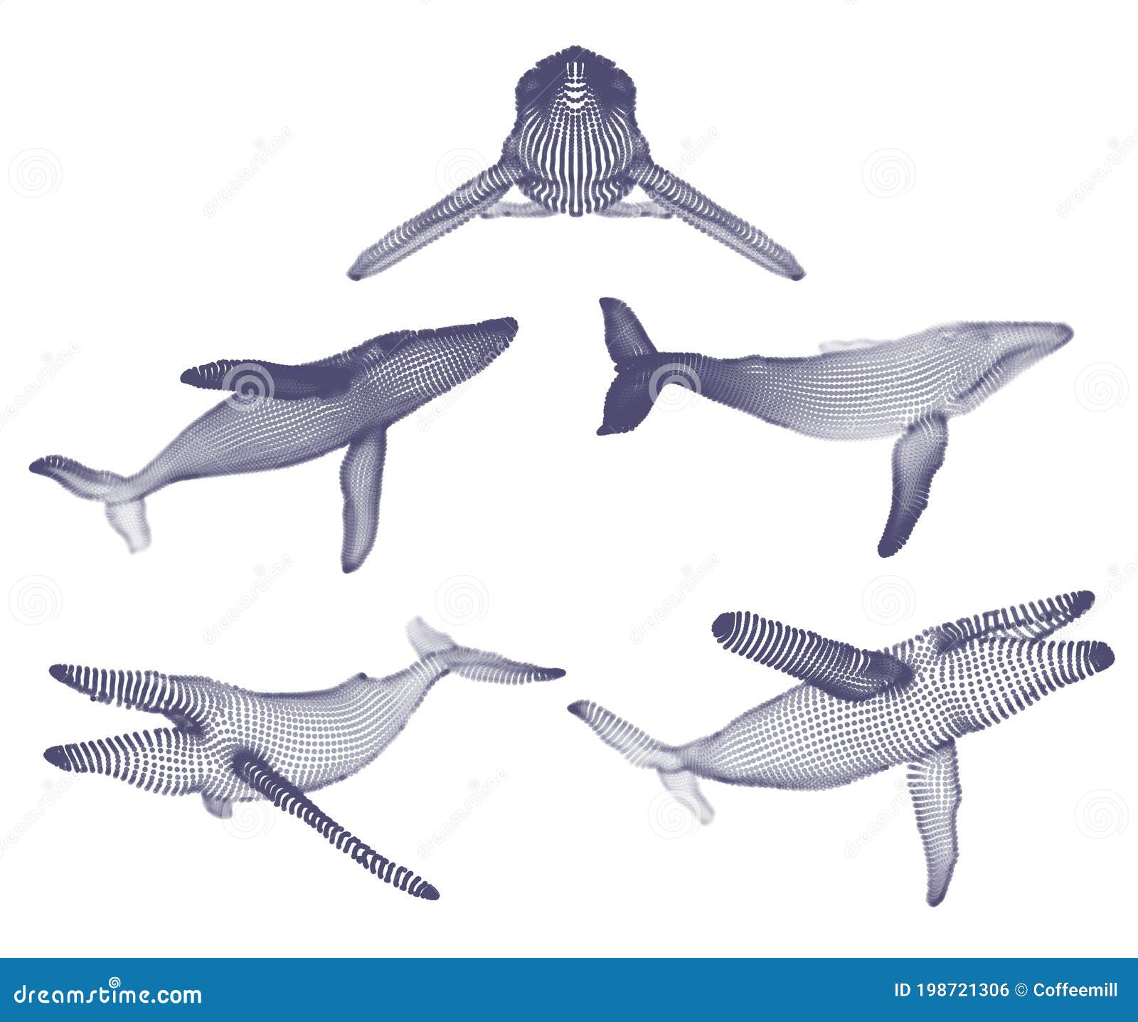 3d Vector Set. Ocean Protection Stock Vector - Illustration of fish ...