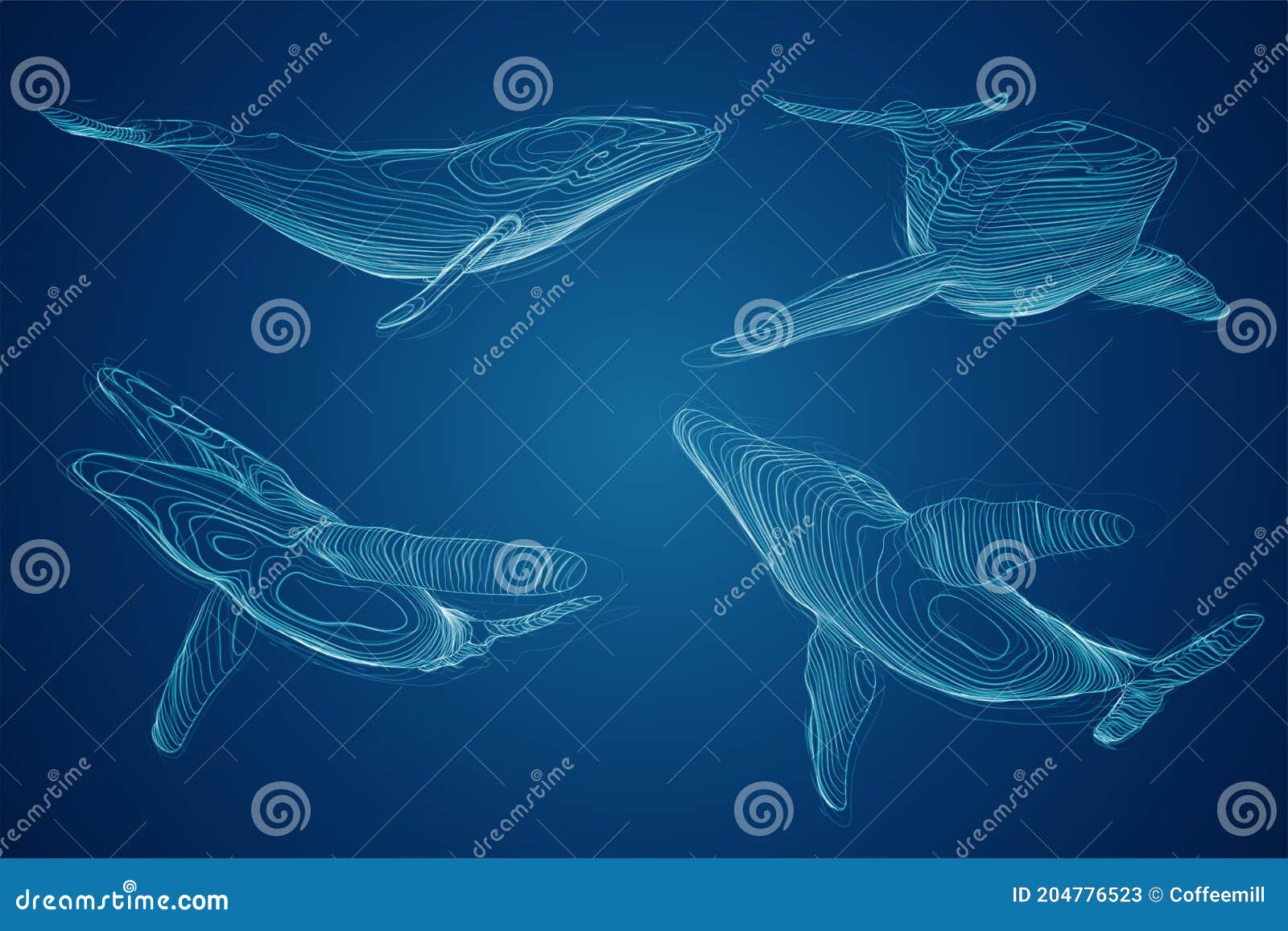 3d Vector Set. Ocean Protection Stock Vector - Illustration of abstract ...