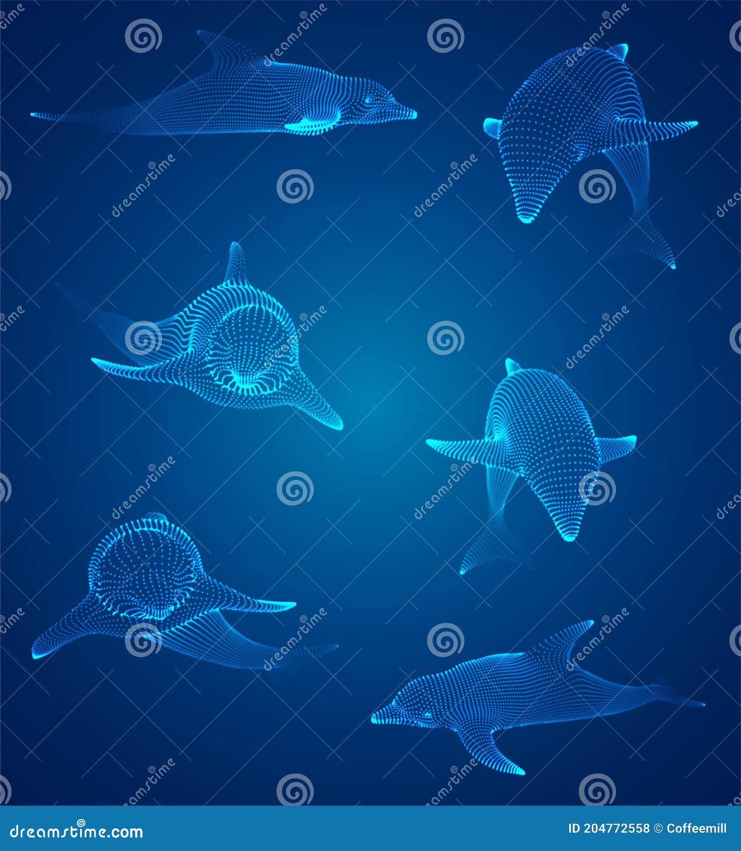 3d Vector Set. Ocean Protection Stock Vector - Illustration of ...