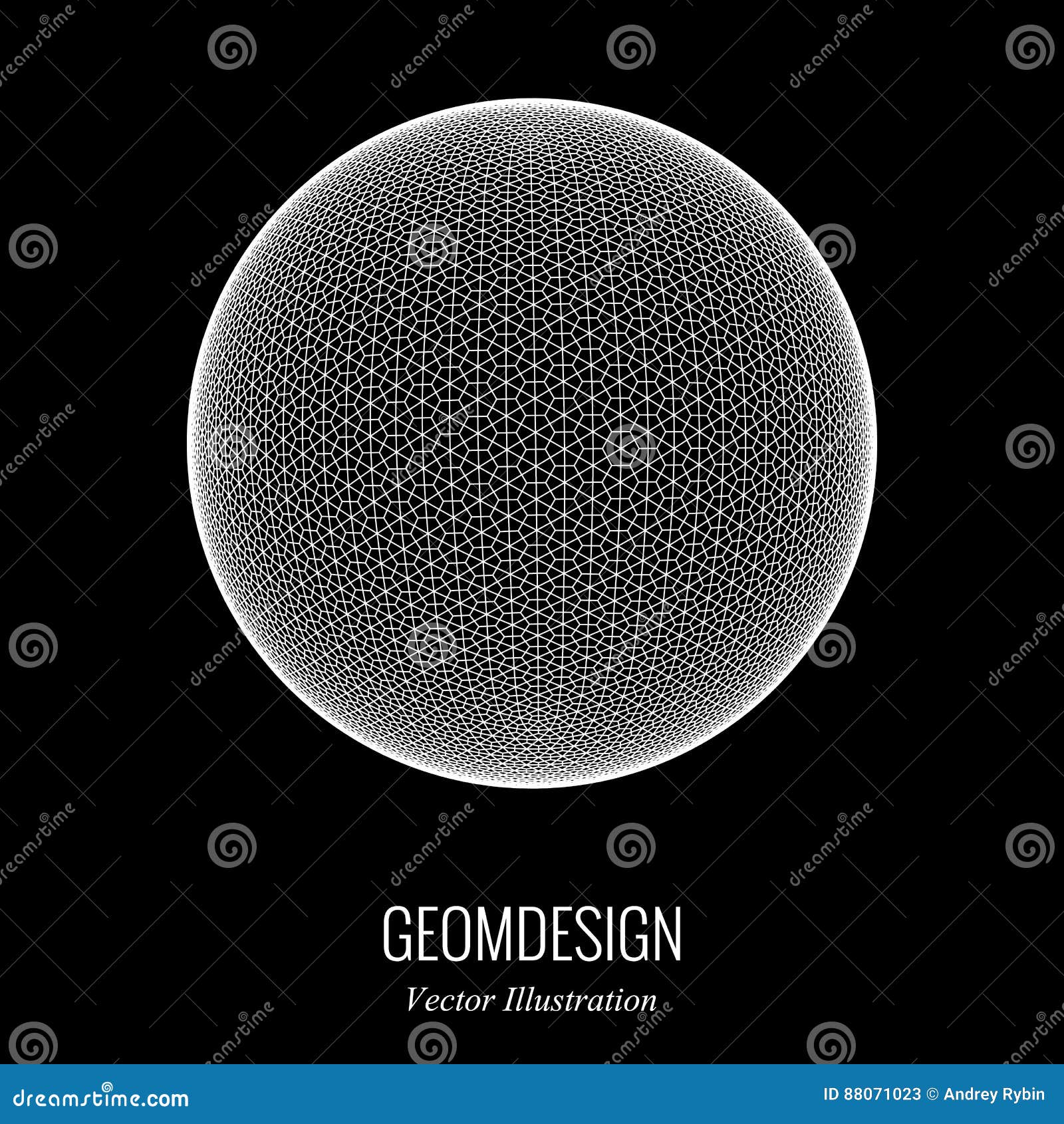 3d vector sphere stock vector. Illustration of circle - 88071023