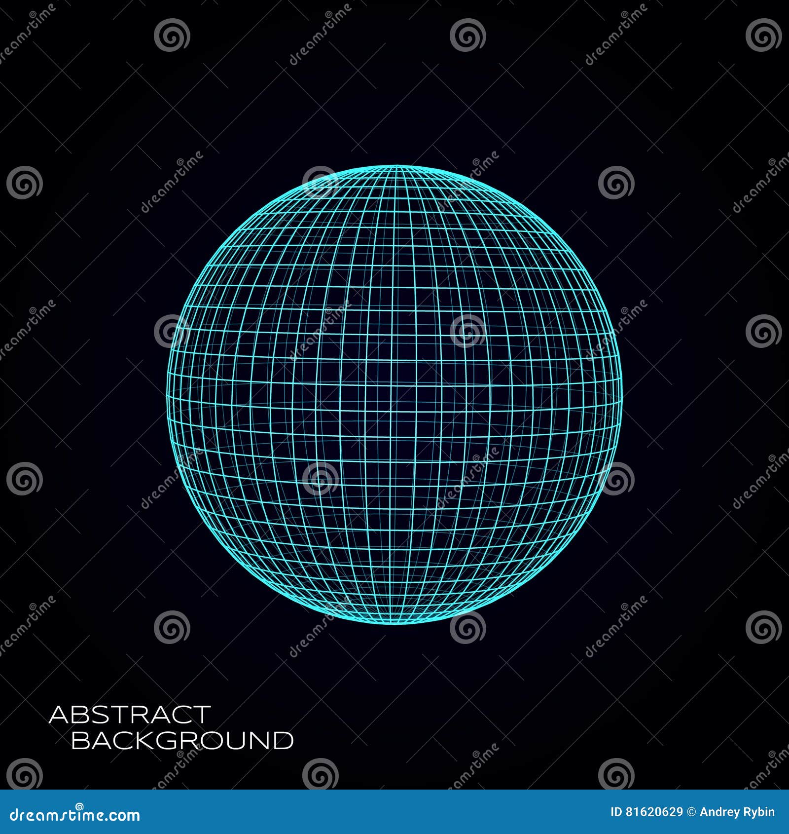 3d vector sphere stock vector. Illustration of vector - 81620629